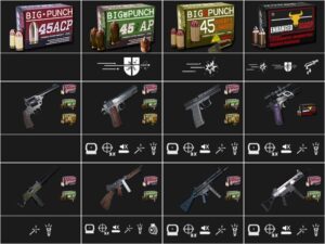 .45 ACP Weapons Pack – 7 Days to Die Mods