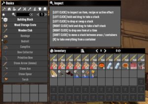 Inventory Slots / Crafting Queue Slots Increasement – 7 Days to Die Mods